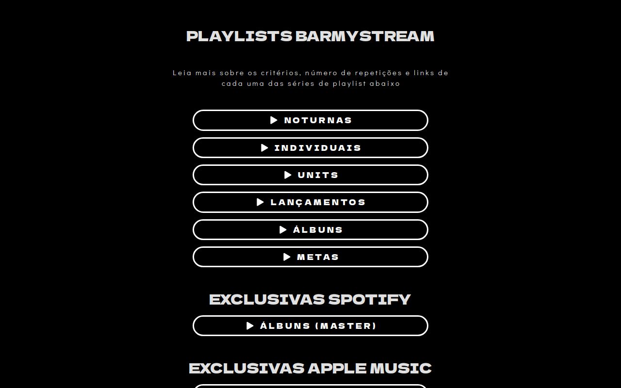 PLAYLISTS BARMYSTREAM